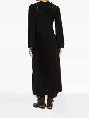 Isabel Marant Lace-trimmed Button-front Dress - Black