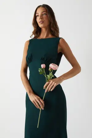 Coast Cowl Back Maxi Dress - Emerald