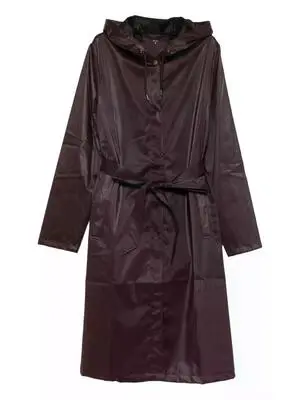 Rains Hooded Belted Jacket