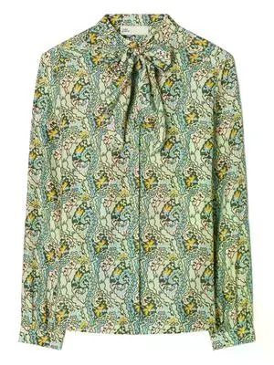 Tory Burch Tie Neck Blouses