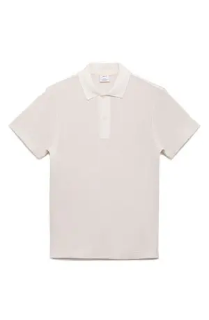 Mango Regular Fit Openwork Polo