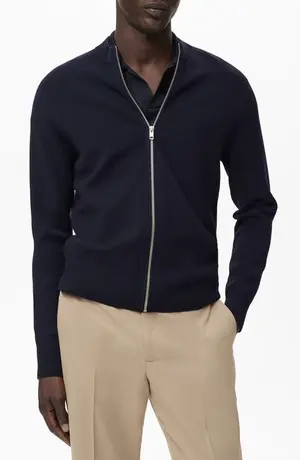 Mango Zip Up Knitwear For Men