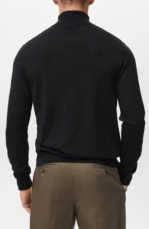 Mango Wool Turtleneck Sweater