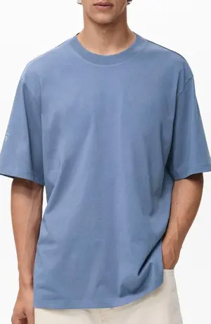 Mango Relaxed Fit Graphic T-shirt
