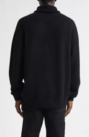 Frenckenberger Cashmere & Wool Turtleneck Sweater