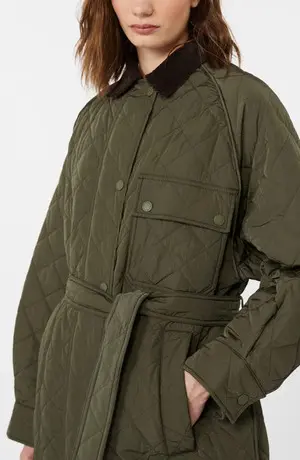 Max Mara Coccole Belted Quilted Coat