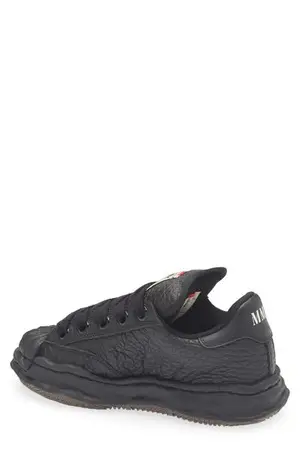 Mihara Yasuhiro Blakey Og Sole Leather Sneaker - Black/black