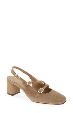 Cordani Gavin Slingback Pump - Fango Suede