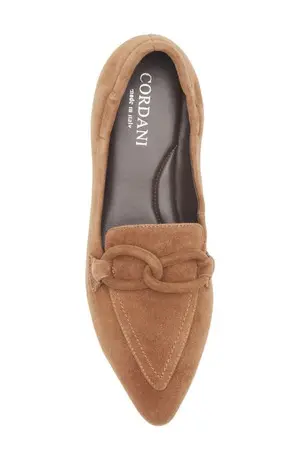 Cordani Miriam Pointed-toe Loafer - Cuoio Suede