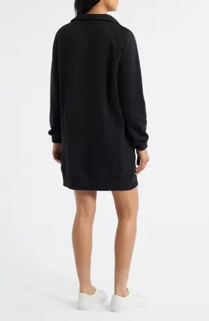 HATLEY Spread Collar Sweatshirt Dress