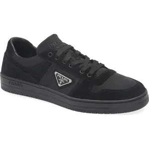 Prada Downtown Logo Low Top Sneakers - Nero