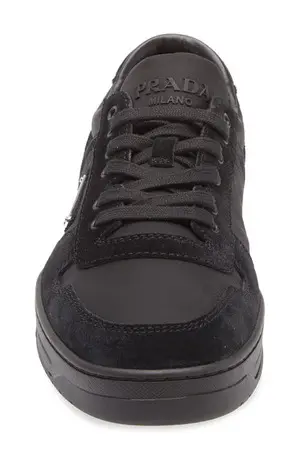 Prada Downtown Logo Low Top Sneakers - Nero