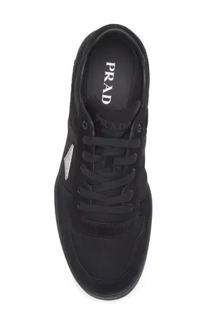 Prada Downtown Logo Low Top Sneakers - Nero