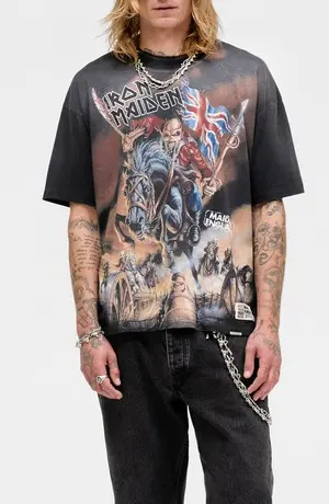 REPRESENT Iron Maiden Steed Graphic T-shirt