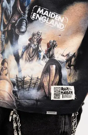REPRESENT Iron Maiden Steed Graphic T-shirt