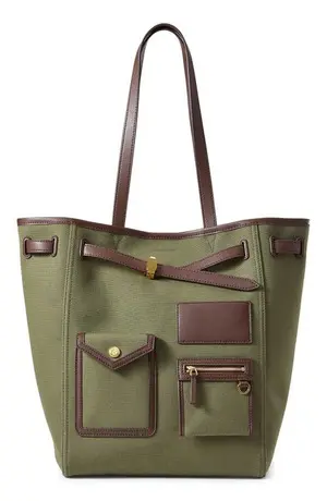 Veronica Beard Cargo Canvas Tote