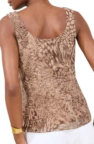 LIPSY Sequin Animal Print Top