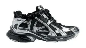 Balenciaga Runner Sneakers - Black/silver