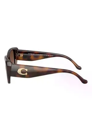 COACH® Logo-plaque Square Sunglasses
