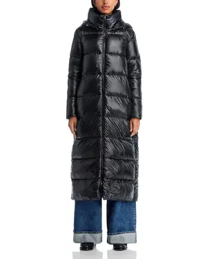 Herno Long Hooded Down Coat