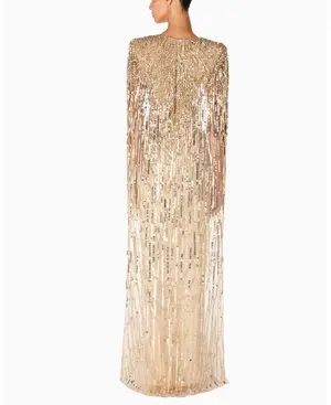Jenny Packham Embellished Gown - Illusion