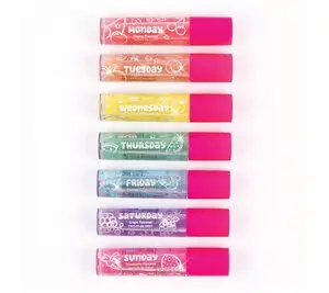 MAKE IT REAL 3c4g: Days Of The Week Lip Gloss Set 7pc Flav Ored Set - One-color