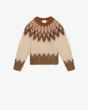 Isabel Marant Nicolas Mohair Blend Sweater - Orange
