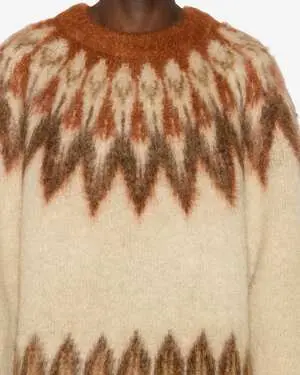Isabel Marant Nicolas Mohair Blend Sweater - Orange
