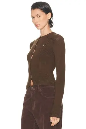 Acne Studios Kephanie Cardigan - Antique Brown