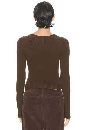 Acne Studios Kephanie Cardigan - Antique Brown