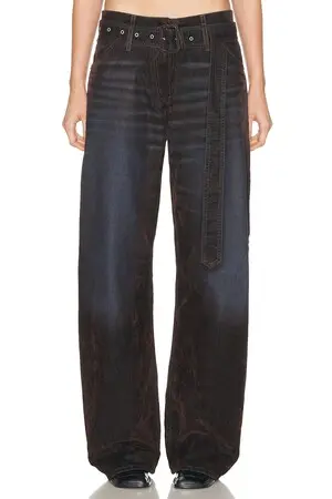 Acne Studios Coated Jeans For Women