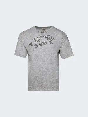 SAINT MXXXXXX X Berberjin Young Short Sleeve Tee - Grey