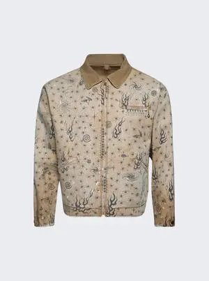 SAINT MXXXXXX X Dr. Woo Detroit Jacket - Beige