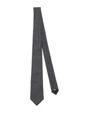 Emporio Armani Silk Necktie - Black