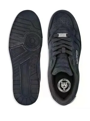 PLEIN SPORT Leather Sneakers - Blue