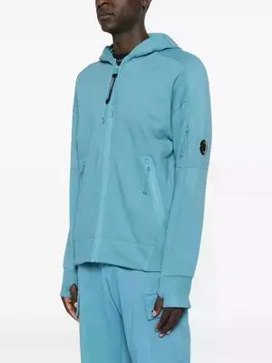 C.P. COMPANY Zip-up Hoodie - Blue
