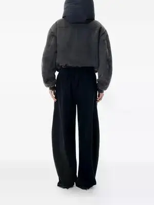 Alexander Wang Elasticated Drawstring Track Pants - Black