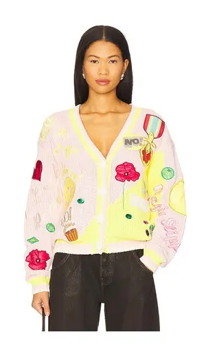 NO! JEANS Wizard Of Oz Cardigan In ,yellow