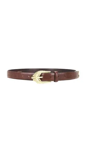 SANCIA The Zolna Leather Belt - Cocoa