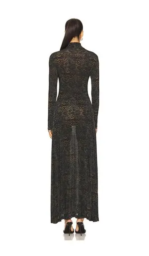 Ulla Johnson Koa Jersey Turtleneck Dress