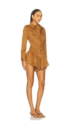 Saylor Enid Romper - Taupe