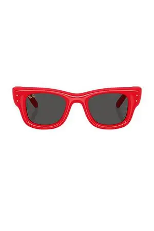 Ray-ban X A$ap Rocky Wayfarer Puffer Sunglasses - Red