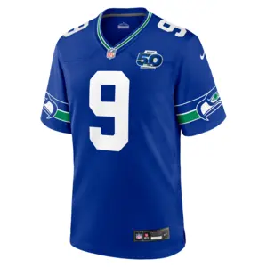 Nike Kenneth Walker Iii Seattle Seahawks 50th Anniversary Nfl Game Jersey - Blue