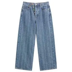 GANNI Structured Denim Baggy Jeans