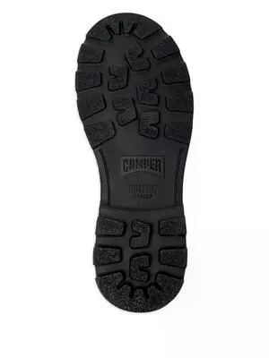 Camper Brutus Leather Lace-up Boots - Black