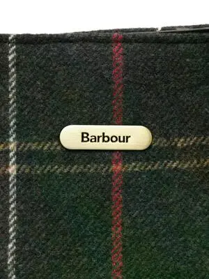 Barbour Plaid Tote Bag