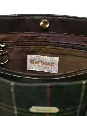 Barbour Plaid Tote Bag