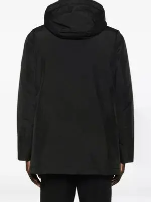 BOSS Hooded Jacket With Logo Patch