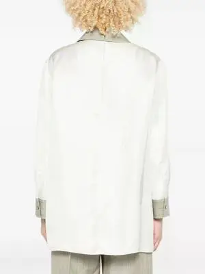 JIL SANDER Pinstripe Panelled Shirt