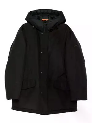 BOSS Hooded Logo-patch Jacket